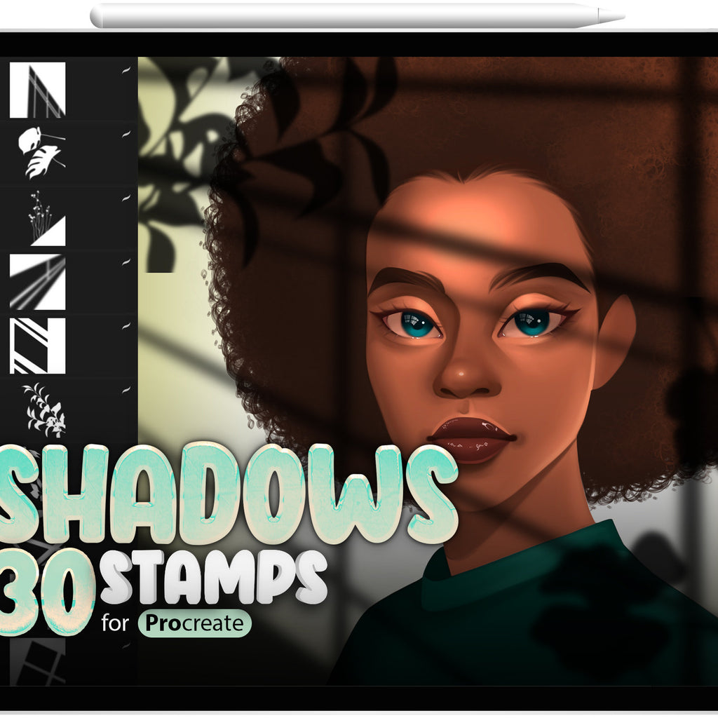 30 Shadow Brushes for Procreate – ProCreativeBreeze