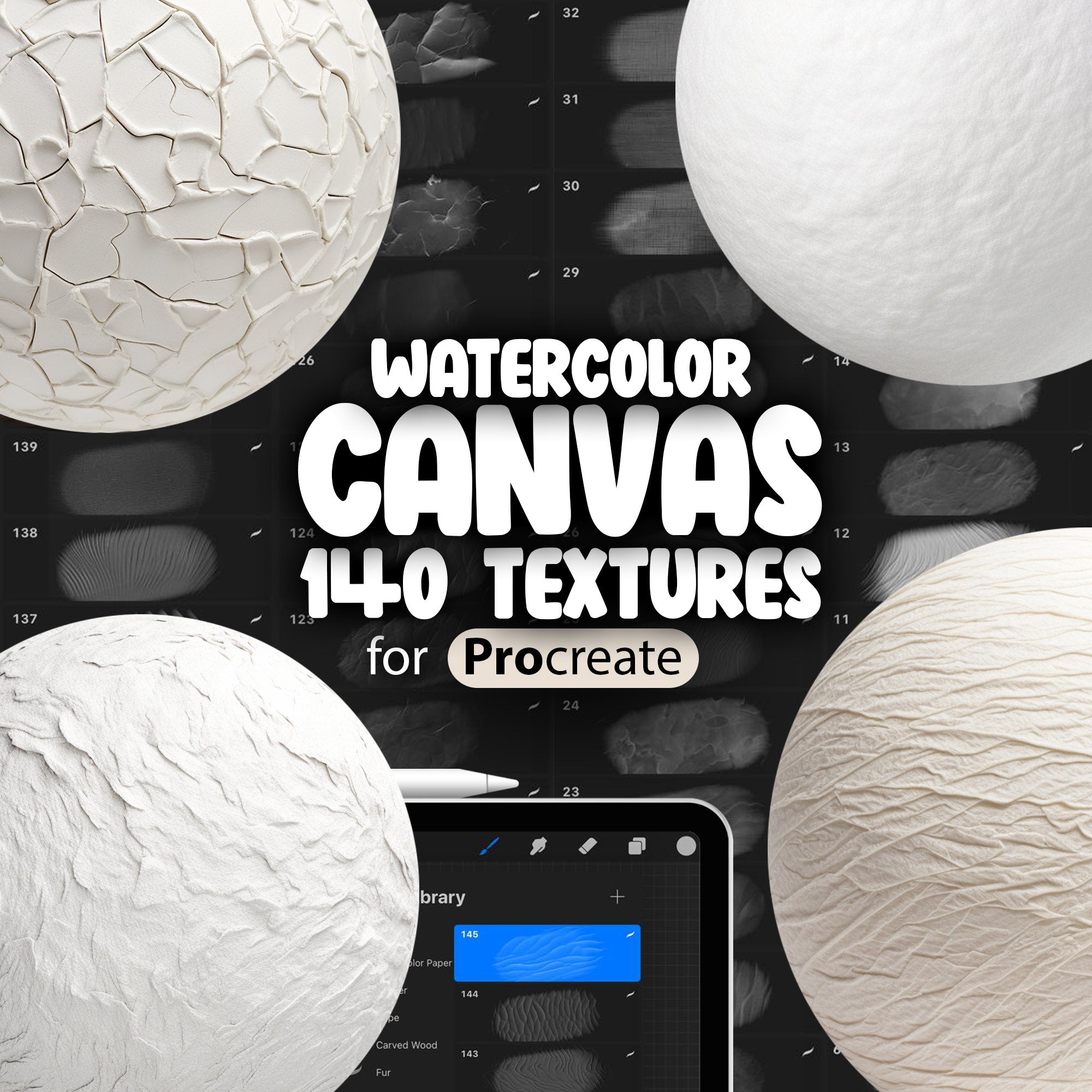 140 Procreate Watercolor Paper Textures Procreate Canvas Texture Seam Procreativebreeze