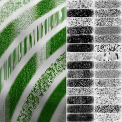 90 Procreate Matrix Textures, Procreate Binary Texture Brushes, Procre – ProCreativeBreeze