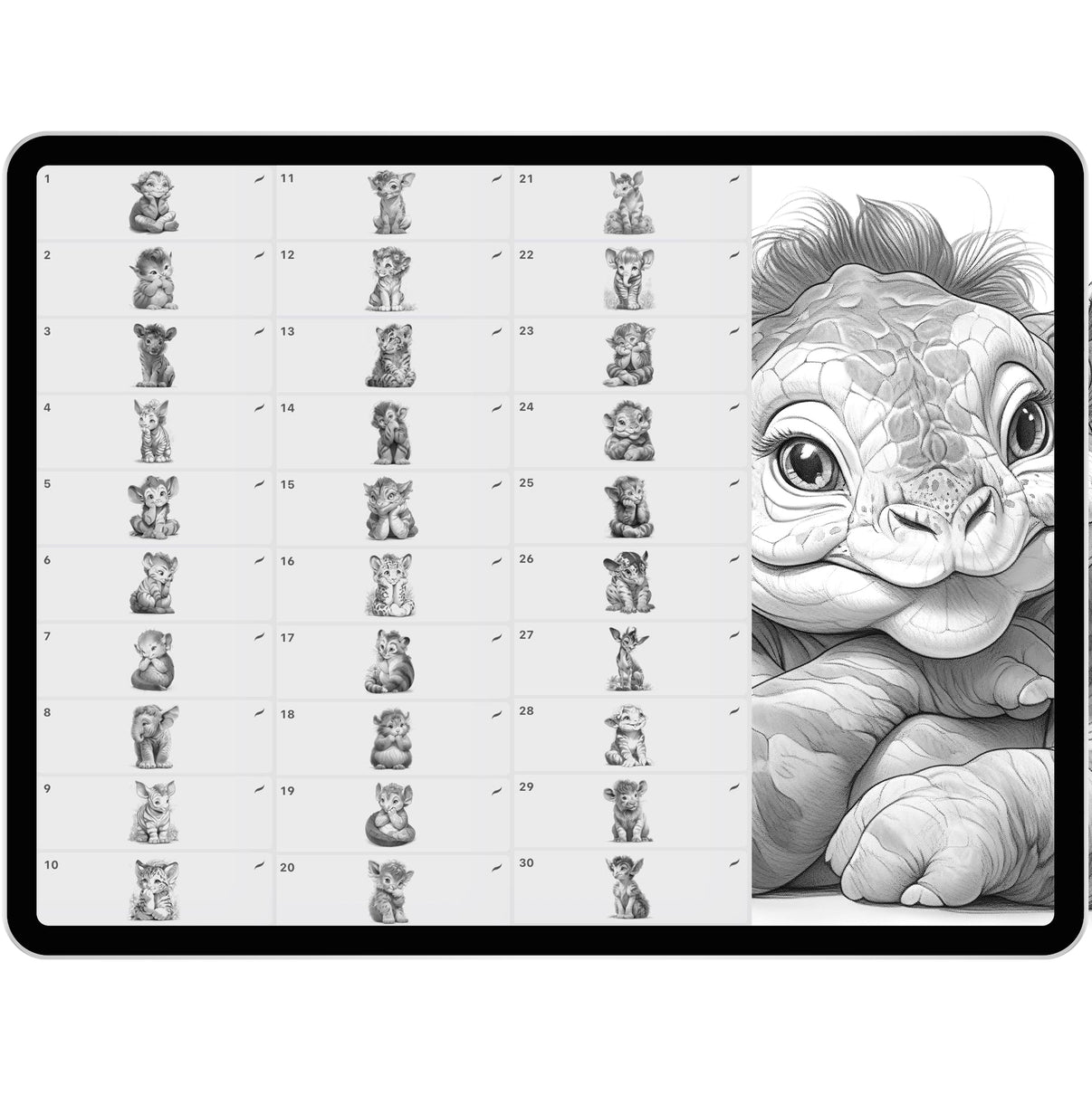 48 Cute Animals Brushes for Procreate and Photoshop – ProCreativeBreeze
