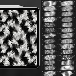 140 Procreate Fur Texture Brushes – ProCreativeBreeze