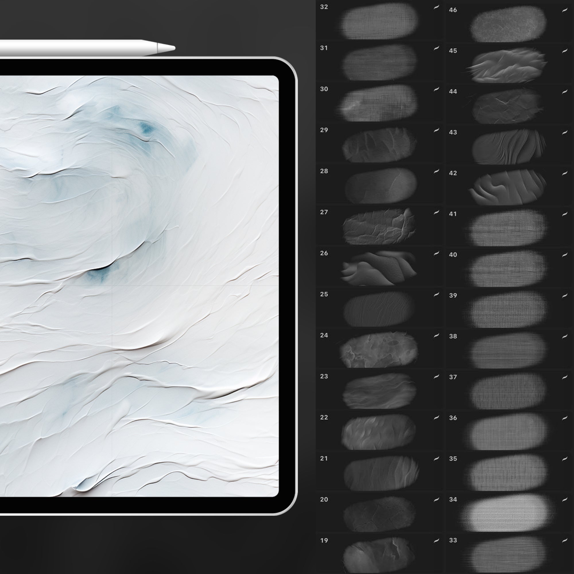 140 Procreate Watercolor Paper Texture Brushes Procreativebreeze