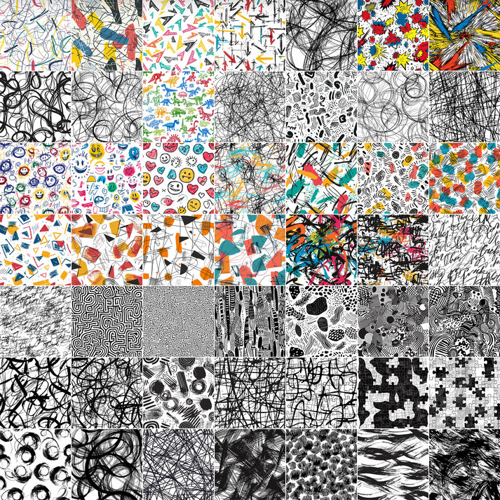 110 Procreate Scribbles Pattern Brushes – ProCreativeBreeze