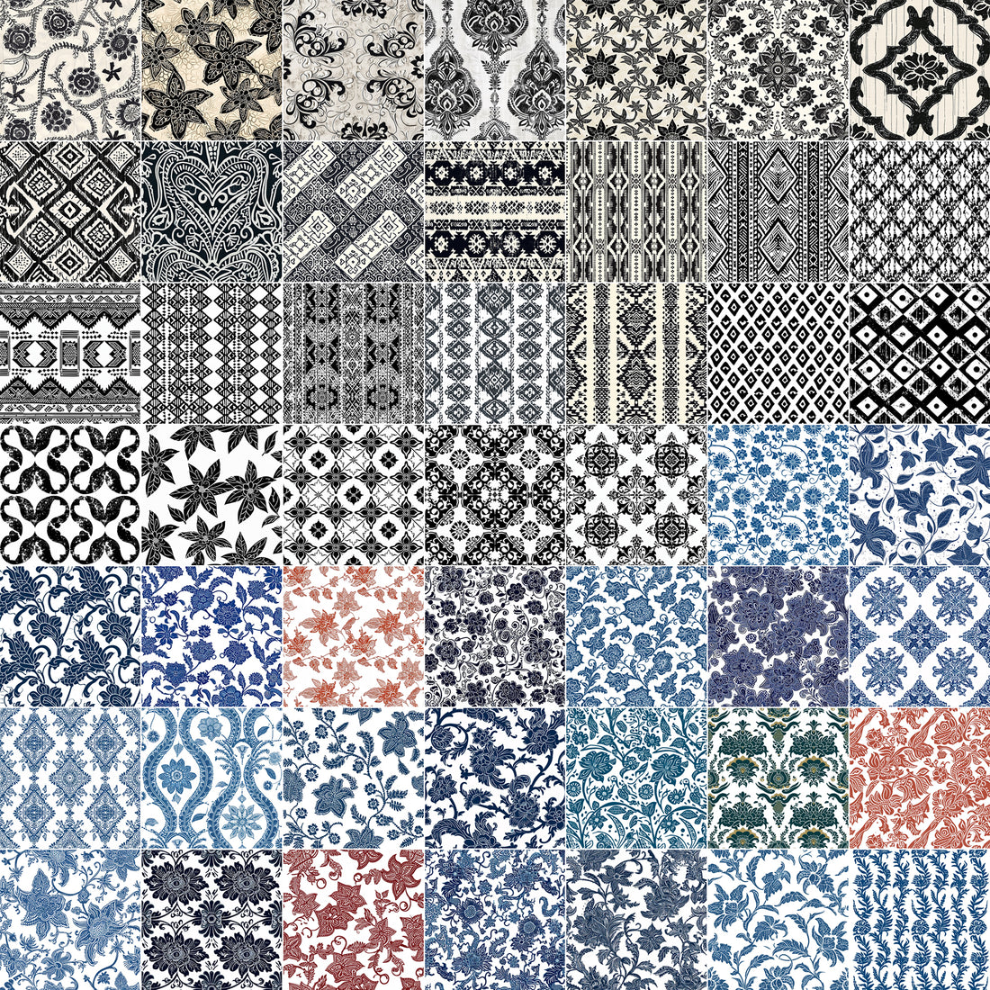 110 Procreate Batik Farbic Pattern Brushes – ProCreativeBreeze