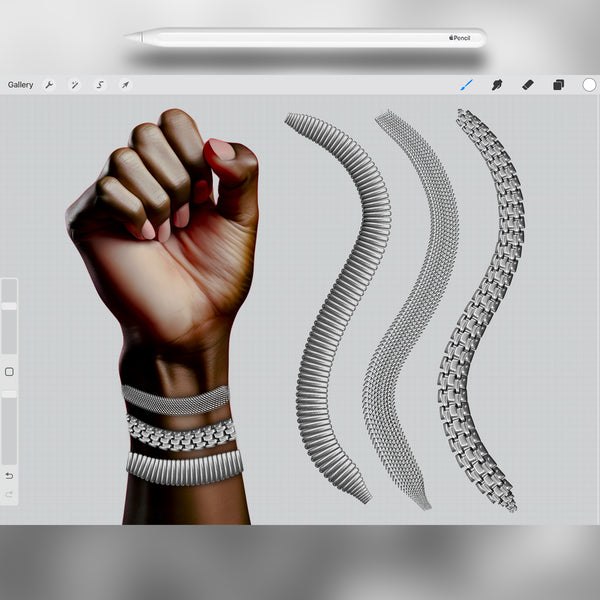 50 Watch Strap 2D Brushes for Procreate – ProCreativeBreeze