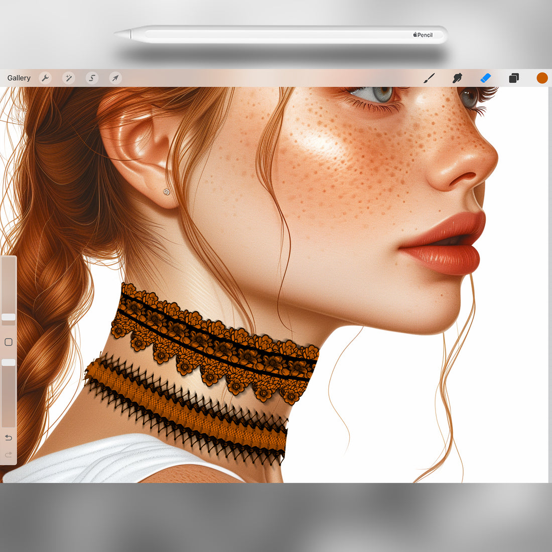 100 Lace Border 2D Brushes for Procreate – ProCreativeBreeze