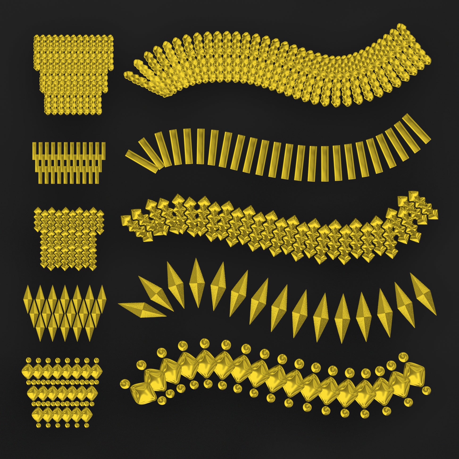 100 Sequins Shimmer 2D Brushes for Procreate – ProCreativeBreeze