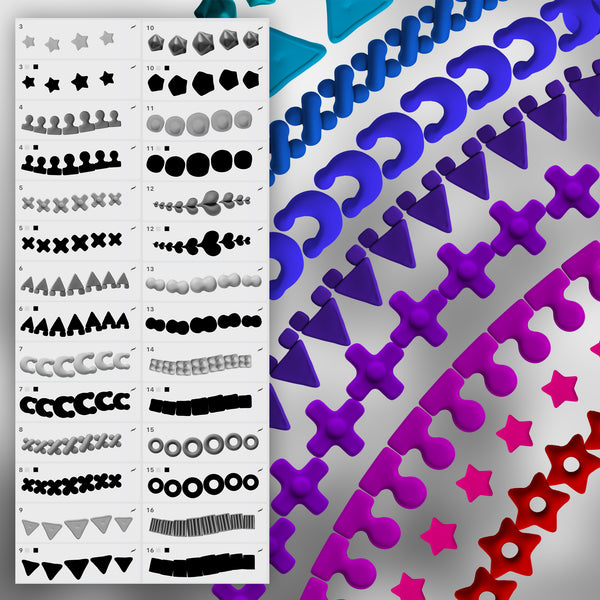 110 Plasticine 2D Brushes for Procreate – ProCreativeBreeze