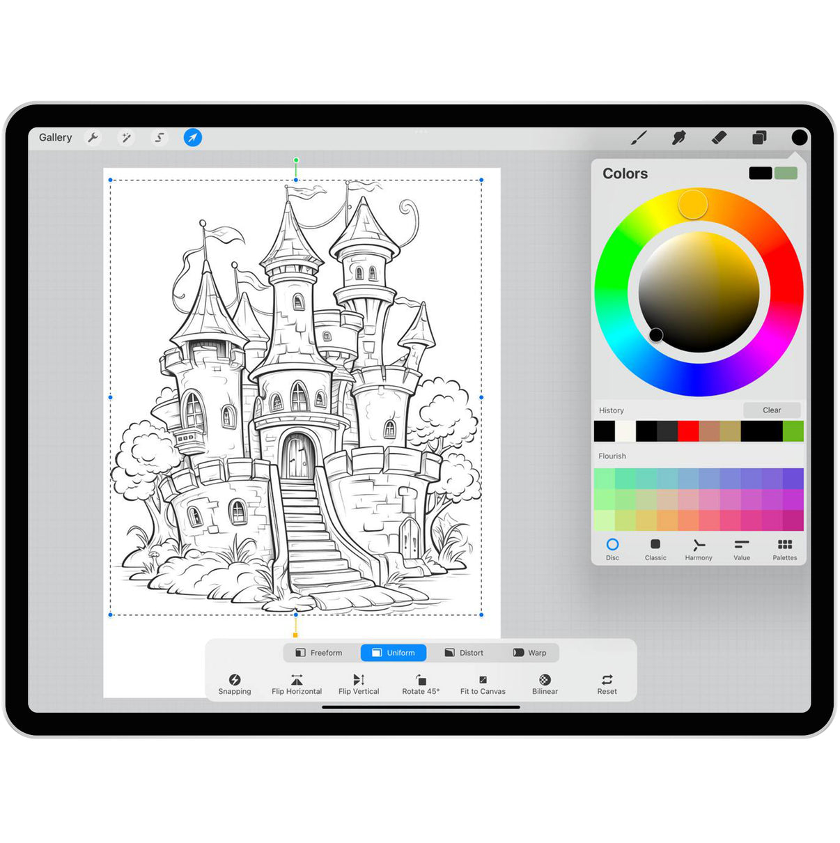 85 Castles Brushes for Procreate and Photoshop – ProCreativeBreeze