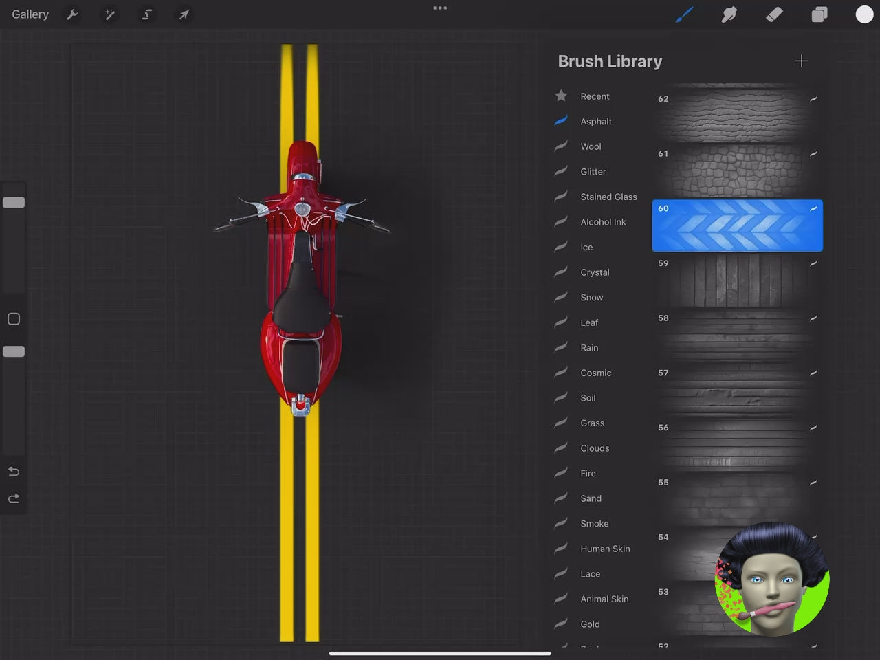 110 Procreate Asphalt Textures, Road Surface Procreate Texture Seamles ...