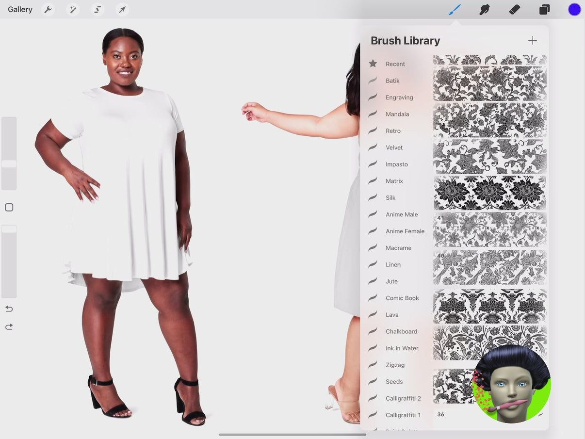 110 Procreate Batik Farbic Patterns, Procreate Tulis Batik, Procreate – ProCreativeBreeze